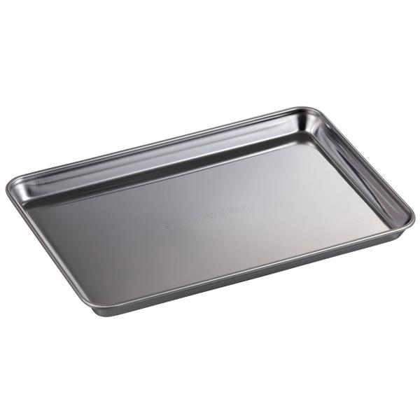 在庫状況：お取り寄せ/※画像はイメージです。◆料理の下ごしらえに便利なステンレス製角型トレー。◆冷蔵庫やクーラーボックスで一時保管する食材用トレーとしても使えます。◆カマドスマートグリルB5型(別売)や小型グリルの炭受けとして使え収納バッグ...
