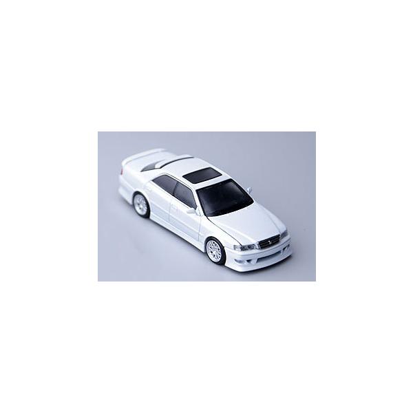 在庫状況：お取り寄せ/2026年03月 発売/※画像はイメージです。実際の商品とは異なる場合がございます。Focal Horizon×Model 1 1/64 トヨタ チェイサー JZX100 カスタムバージョン パールホワイト です。
