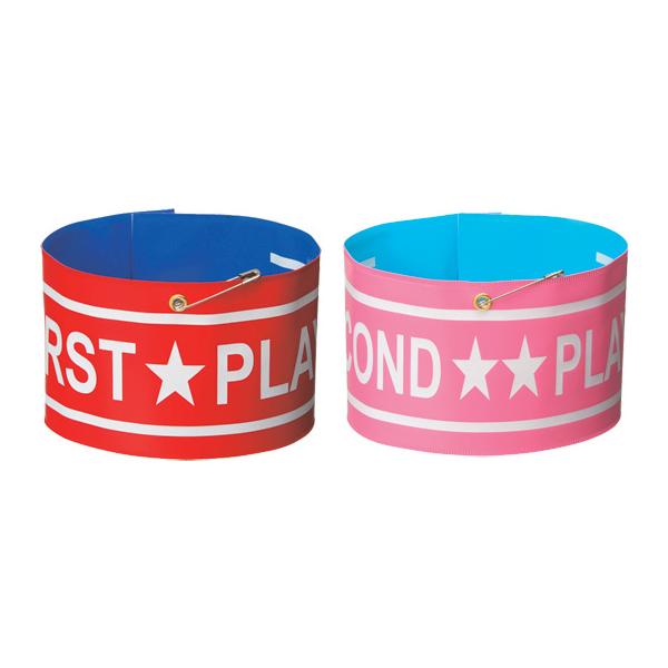 在庫状況：お取り寄せ/◆ゲートボール用 リレーション用腕章◆ファーストプレイヤー1枚、セカンドプレイヤー1枚/2枚組/[NTYZR2]
