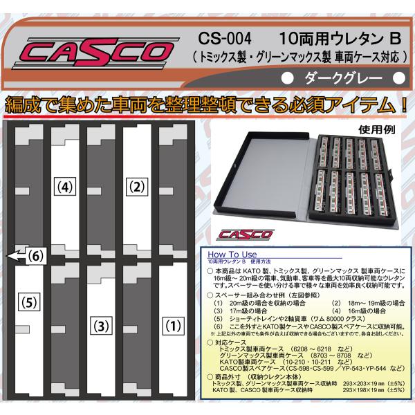 在庫状況：在庫あり/2024年07月 発売/※画像はイメージです。実際の商品とは異なる場合がございます。※ケースは含まれておりません。キャスコの10両用ウレタンB(ダークグレー)です。