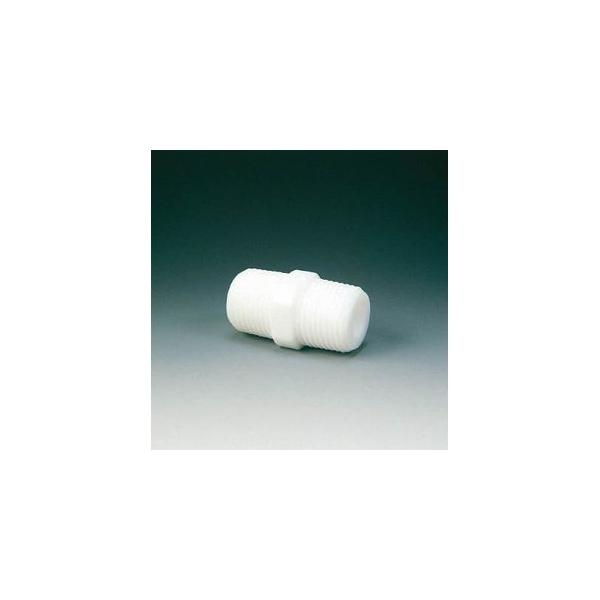 在庫状況：お取り寄せ/取引先在庫あり3日〜5日で出荷/◆耐薬品性・耐熱性・非粘着性・高電気絶縁性・滑り性に優れています。◆左右のねじがオスねじです。バルブ・容器・装置などのジョイントとしてご使用できます。/[NR008909]