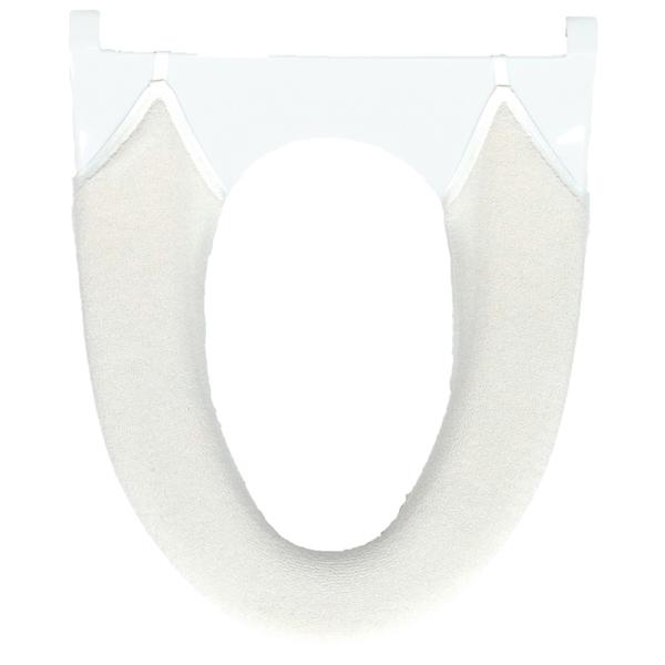 在庫状況：お取り寄せ/7日〜10日で出荷/◆フック調節バーで便座に綺麗にフィット◆厚織り便座で座り心地抜群。◆厚手の便座で暖房機能不要！/[737408カキウチ]