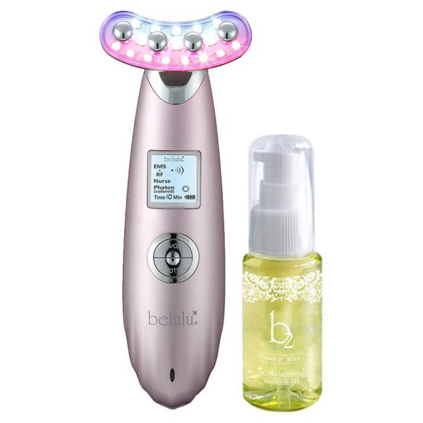 在庫状況：お取り寄せ/お届け：1〜2週間/◆ゆるみに勝つ!おとなの美顔器。◆EMS搭載で気になりはじめたフェイスラインをキュッと引き締め。◆U字型ヘッドが立体的に包んで、ケア漏れの心配なし！/[KRD1033NPK]