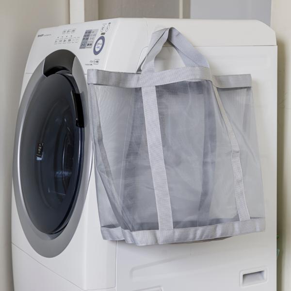 在庫状況：お取り寄せ/お届け：約2週間/2025年04月 発売/※画像はイメージです。◆軽くて持ち運びやすい自立するランドリーバッグ。◆通気性の良いメッシュ生地で洗濯物が蒸れにくく快適です。◆コンパクトに折りたためるので収納場所を選びません...
