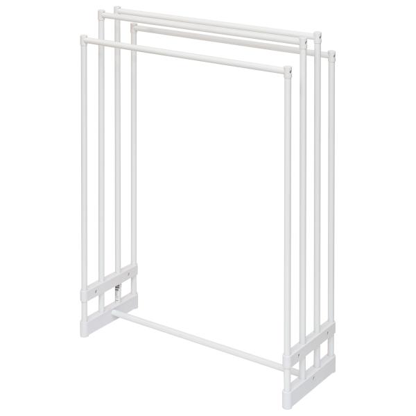 在庫状況：お取り寄せ/お届け：約2週間/※プラスドライバーが必要です。◆ミニバスタオルを横方向からスムーズに通せるバスタオルスタンド◆約50cmまでのミニバスタオルが4枚干せます◆通気性の良い、干し部段違い設計・組立：お客様組立/[STIK...