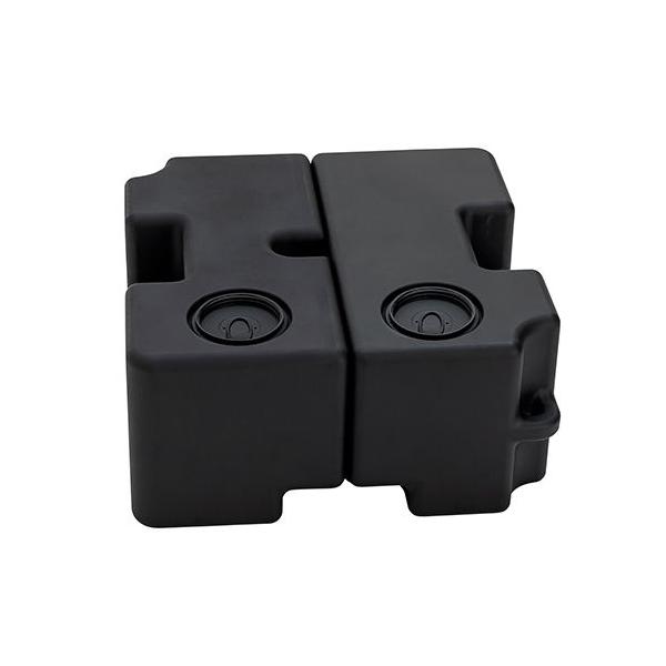 在庫状況：お取り寄せ/7日〜10日で出荷/◆クロス型布団干しなどの斜め支柱の屋外物干しの転倒防止対策や日除けシェードの設置に。◆傾斜した溝付きの2分割でかみ合わせる構造で斜め支柱にも対応。紐が通せる穴付き。◆風の強い日でも安心して使用可能。...