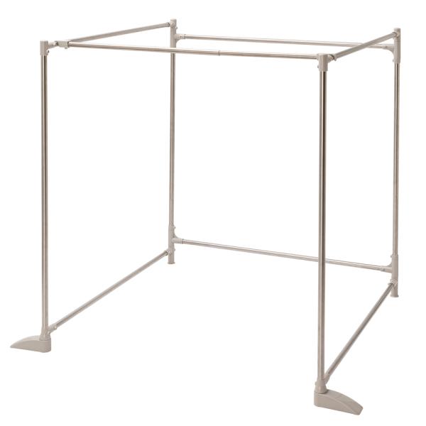 在庫状況：お取り寄せ/お届け：約2週間/2025年06月 発売/※画像はイメージです。◆折りたたみ式ふとんほし、専用の伸縮竿付きで、ふとんや洗濯物がたくさん干せます!◆専用のステンレス伸縮竿付き!◆上下に掛けて竿が収納できる。/[OFD40...