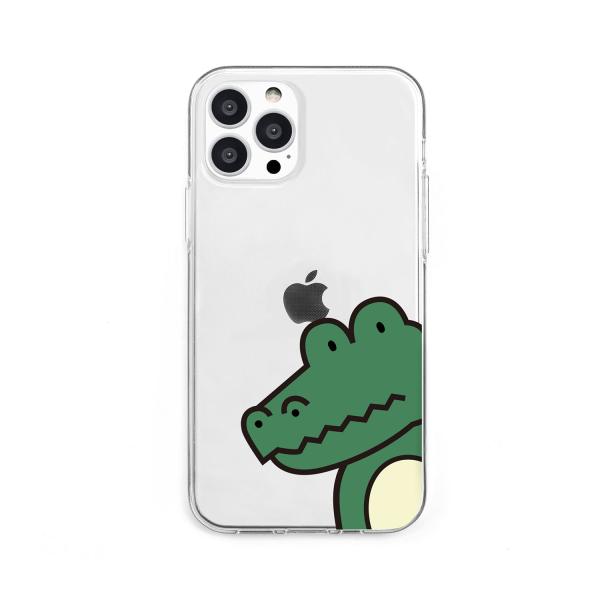 在庫状況：お取り寄せ/お届け：1〜2ヶ月/2021年09月 発売/※対応機種をお確かめの上、ご購入ください。◆ユニークなかわいいイラスト◆アップルロゴが見える透明感あるクリアケース◆変色しにくいUVプリント/[DS21193I13P]