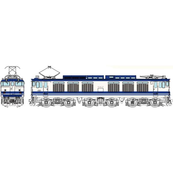 在庫状況：在庫僅少/2026年03月 発売/※画像はイメージです。実際の商品とは異なる場合がございます。トラムウェイのプラスチック製塗装済完成品車両、EF6435ユーロライナー色です。