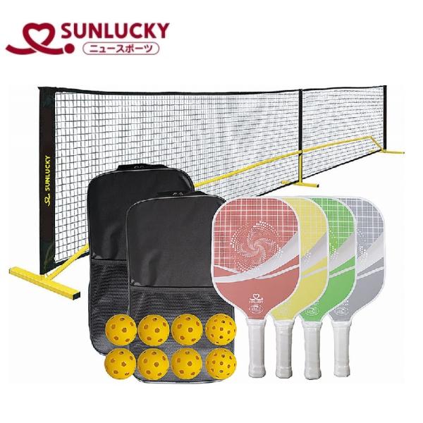 在庫状況：お取り寄せ/3日〜8日で出荷/◆アメリカ生まれのテニス、バドミントン、卓球を組み合わせたスポーツ。◆穴のあいたプラスチック製のボールは空気抵抗でゆるやかに飛ぶため、初心者や子ども、高齢者でもその日からゲームが楽しめます。/[SNL...