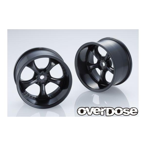 在庫状況：お取り寄せ/3日〜6日で出荷/※画像はイメージです。実際の商品とは異なる場合がございます。OVERDOSE RY ホイール R-SPEC WORK VS KF 30mm(ブラック/OFF+9)です。
