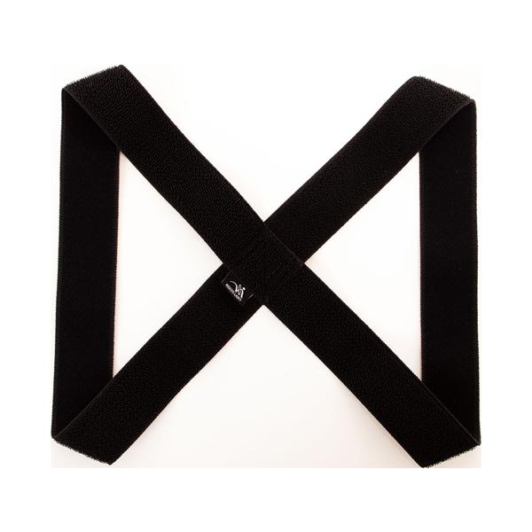 在庫状況：お取り寄せ/お届け：1〜2週間/◆肩甲骨を引き寄せて美姿勢サポート◆たすき掛け使用で背筋ピン!・対応サイズ：アームホール・肩幅(約)35〜45cm/[タスキガケシセイベルトBK]