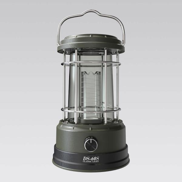 在庫状況：お取り寄せ/◆螺旋を描く発光柱が特徴的で、実用性も備えたLEDランタンです。◆本体上部に小型ソーラーパネルを実装。◆無段階調光での点灯時間は最大120時間!・光束(約)：20〜400ルーメン・電源：専用リチウムイオン電池 3.7V...