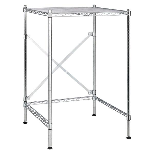 在庫状況：お取り寄せ/お届け：1〜2週間/2024年04月 発売/◆高さ1050mmまでのドラム式洗濯機等の上に、乾燥機を設置したい場合に便利なラック◆設置対応製品：上段(乾燥機)/JZ-K90A・下段(ドラム式洗濯機)/JW-TD120S...