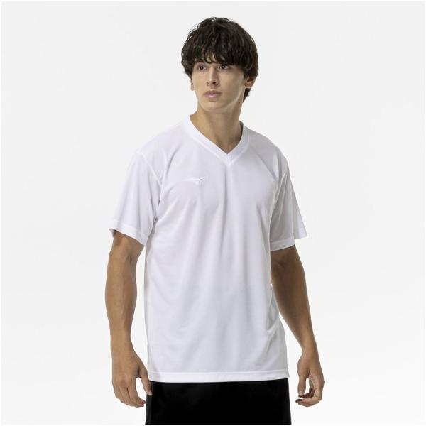 在庫状況：在庫僅少/2025年02月 発売/◆吸汗速乾機能とUVカット(UPF15)を兼ね備えた、サラっとした着心地のユーティリティTシャツ。◆MIZUNO QUICKDRY PLUS◆MIZUNO PROTECT PLUS/[32MAC1...