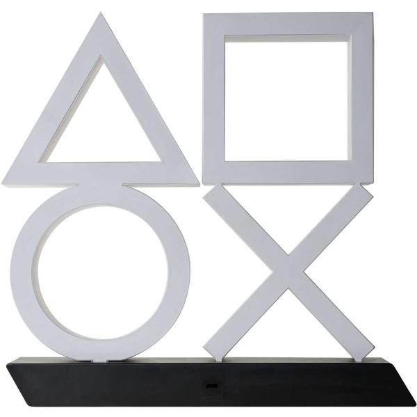 在庫状況：お取り寄せ/2021年12月 発売/ゲームルームの照明として最適な”PlayStation”のアイコンモチーフライト　XLサイズ【公式ライセンス商品】