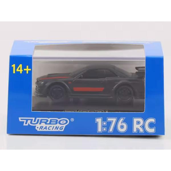 在庫状況：お取り寄せ/※画像はイメージです。実際の商品とは異なる場合がございます。TURBO RACING 1/76 C74 ブラック オンロードカー プロポレス です。