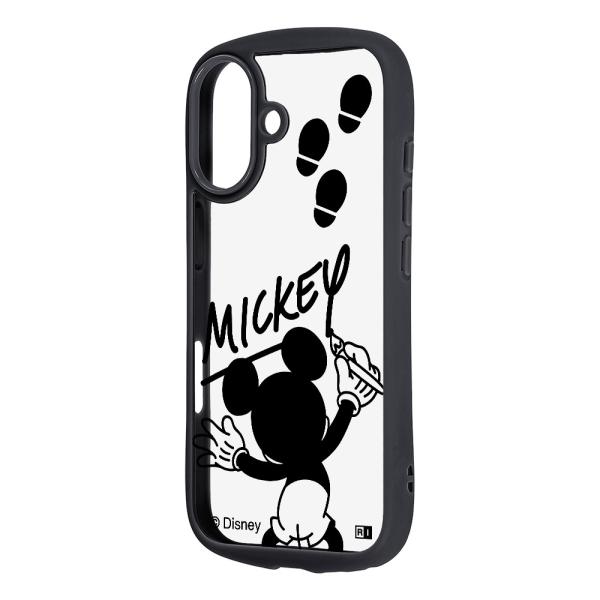 在庫状況：お取り寄せ//2025年09月 発売/◆Disney◆ミッキーのシックで可愛いらしいデザインと、衝撃に強い安心感を兼ね備えたハイブリッドケース。◆背面には傷に強いポリカーボネート、側面には厚みのあるTPU素材を使用し、高いフィット...