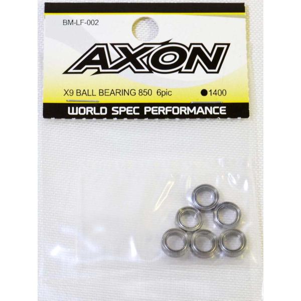 在庫状況：お取り寄せ/※画像はイメージです。実際の商品とは異なる場合がございます。AXON　X9 BALL BEARING 850 6picです。