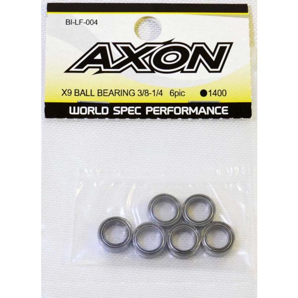 在庫状況：お取り寄せ/※画像はイメージです。実際の商品とは異なる場合がございます。AXON　X9 BALL BEARING 3/8-1/4  6picです。