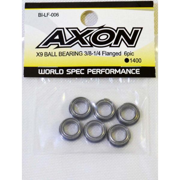 在庫状況：お取り寄せ/※画像はイメージです。実際の商品とは異なる場合がございます。AXON　X9 BALL BEARING 3/8-1/4 Flanged 6picです。