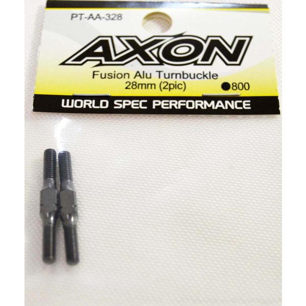 在庫状況：お取り寄せ/※画像はイメージです。実際の商品とは異なる場合がございます。AXON　Fusion Alu Turnbuckle 28mm (2pic) です。