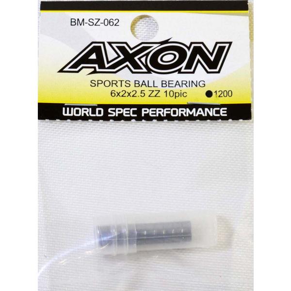 在庫状況：お取り寄せ/※画像はイメージです。実際の商品とは異なる場合がございます。AXON　SPORTS BALL BEARING 6x2x2.5 ZZ 10picです。