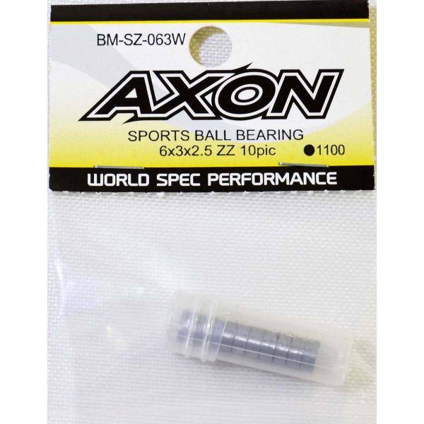在庫状況：お取り寄せ/※画像はイメージです。実際の商品とは異なる場合がございます。AXON　SPORTS BALL BEARING 6x3x2.5 ZZ 10picです。