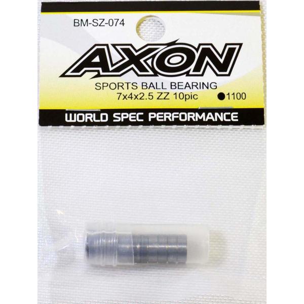 在庫状況：お取り寄せ/※画像はイメージです。実際の商品とは異なる場合がございます。AXON　SPORTS BALL BEARING 7x4x2.5 ZZ 10picです。