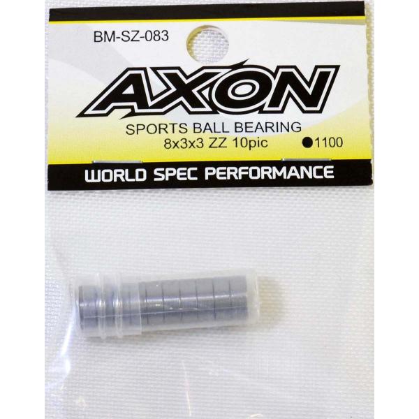 在庫状況：お取り寄せ/※画像はイメージです。実際の商品とは異なる場合がございます。AXON　SPORTS BALL BEARING 8x3x3 ZZ 10picです。