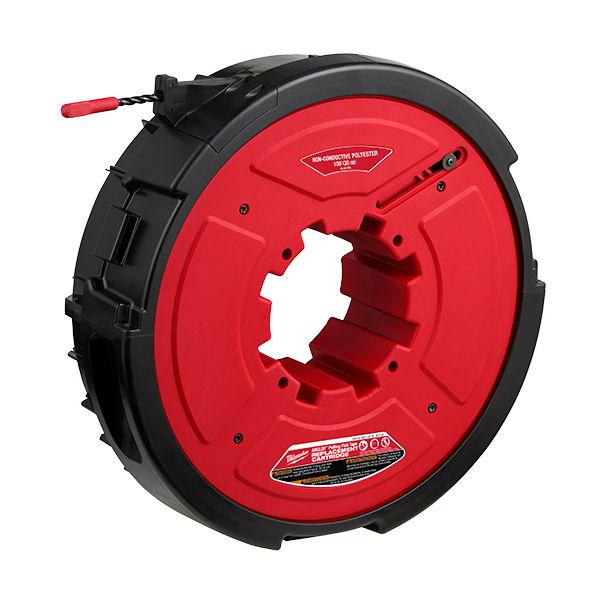 在庫状況：お取り寄せ/7日〜10日で出荷/※本体・電池パック・充電器は別売です。◆M18 FPFTフィッシュテープ専用非導電通線ワイヤー。◆電動で配管にケーブルを通す作業に。◆ドラム式で簡単取り付け、交換。/[FPFT18ACCY01APJ]