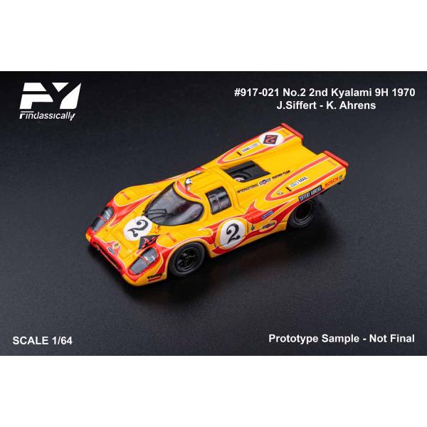 在庫状況：在庫僅少/2026年02月 発売/※画像はイメージです。実際の商品とは異なる場合がございます。Finclassically 1/64 917K #2 Yellow 2nd Kyalami 9H 1970 です。ドライバー：J.Si...