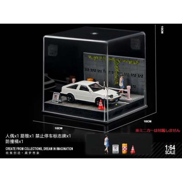 在庫状況：在庫僅少/2026年05月 発売/※画像はイメージです。実際の商品とは異なる場合がございます。収蔵家 1/64 街角ミニジオラマ002 ブロック塀の歩道 です。