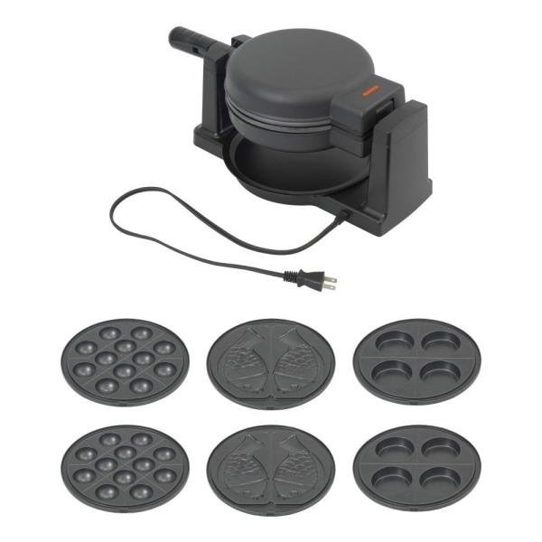 在庫状況：お取り寄せ/お届け：1〜2週間/2025年09月 発売/※商品画像は一部クリームホワイトを使用しております。◆色々な屋台焼きを自宅で簡単に作れる(ぐるり庵)。プレートや具材を変えることで、これ1台でたこ焼き、鯛焼き、大判焼き等が作...