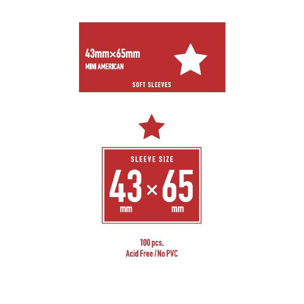 在庫状況：在庫僅少/2022年04月 発売/※画像はイメージです。実際の商品とは異なる場合がございます。Engames スリーブ ミニアメリカンサイズ ソフト43×65mmです。