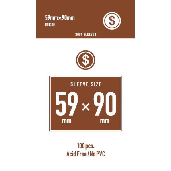 在庫状況：在庫僅少/2022年04月 発売/※画像はイメージです。実際の商品とは異なる場合がございます。Engames スリーブ ブリッジサイズ ソフト 59×90mmです。