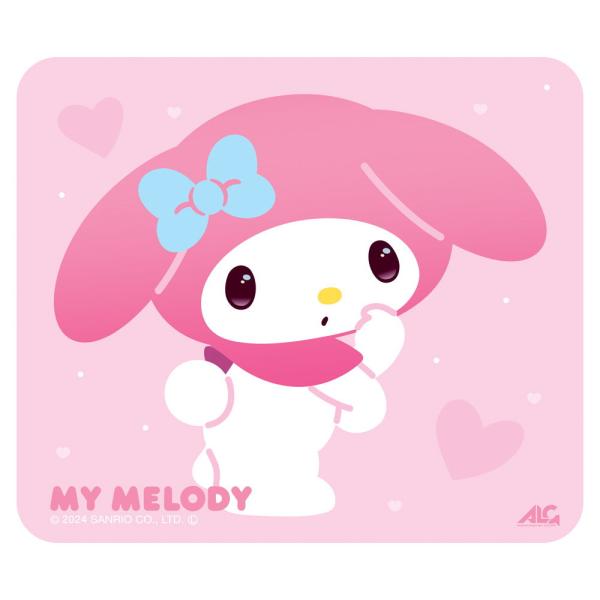 在庫状況：お取り寄せ/2024年04月 発売/◆サンリオキャラクターズのガラス製マウスパッドが登場!!◆激しいマウスの動きでもずれない◆確かな耐久力/[ALGGMMPDIUSMM]
