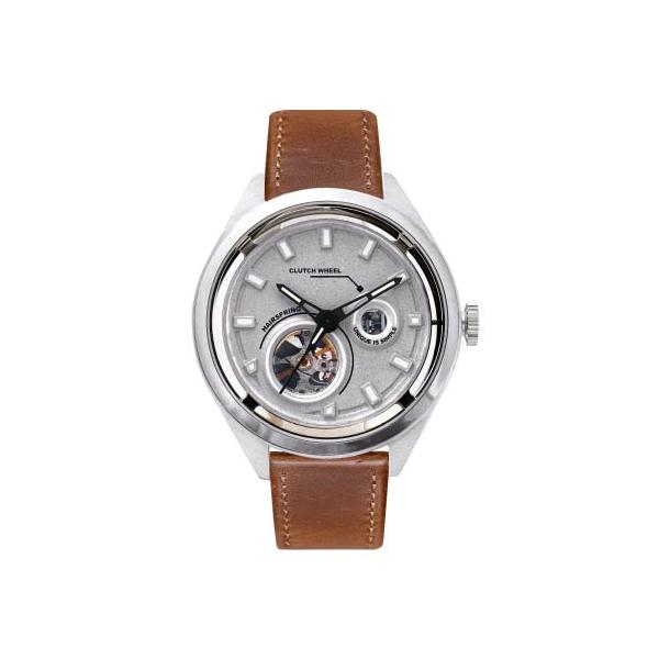 在庫状況：在庫僅少/◆ケースサイズ：横幅 41mm◆10気圧防水◆ケース/バンド素材：ステンレス/レザー◆シースルーバック