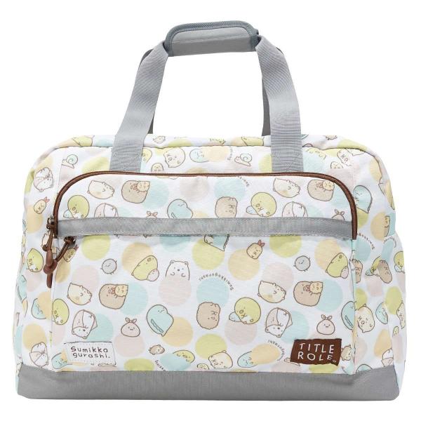 在庫状況：お取り寄せ/※画像はイメージです。◆子供から大人まで多くの人に愛される『すみっコぐらし』から2WAY仕様のボストンバッグが登場しました。/[20769051WHT]