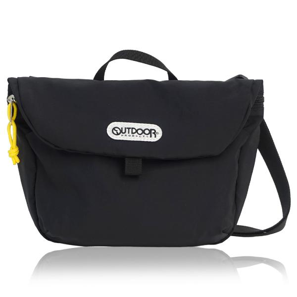 在庫状況：お取り寄せ/◆充実した機能に定評がある人気のブランド【OUTDOOR PRODUCTS(アウトドアプロダクツ)】より、シワ感のある軽量ナイロン素材を使用したヨコ型ミニメッセンジャーバッグが登場しました。◆フラップ下のメインルーム収...
