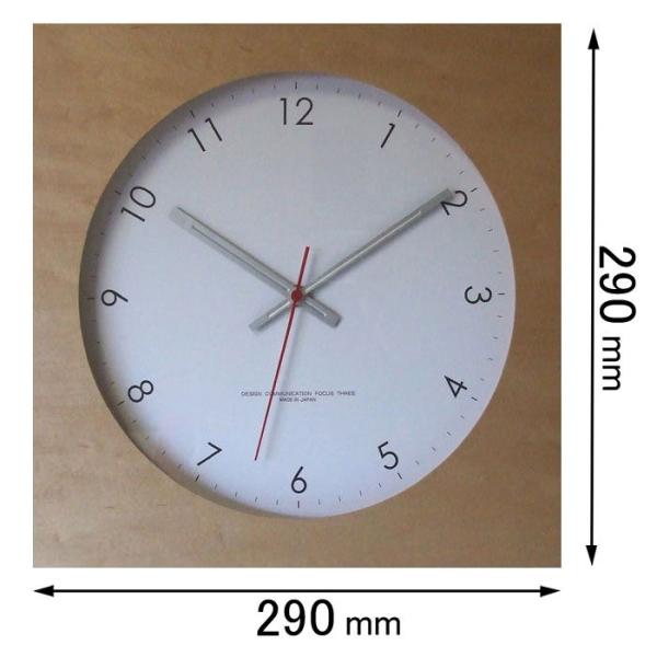 在庫状況：お取り寄せ/◆付属の電池はお試し用電池になります。◆デザイナーズクロック◆サイズ：290×290×45mm◆電波時計