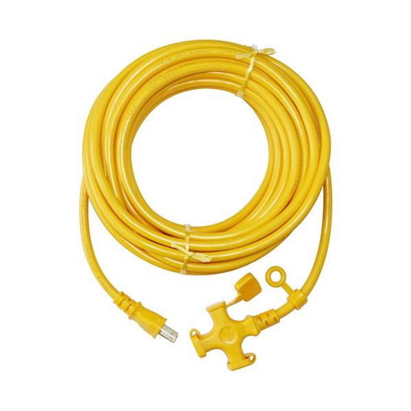 在庫状況：お取り寄せ/取引先在庫あり2日〜4日で出荷/◆ソフトタイプ電線の延長コード◆15A3ッ口20メートル屋内型延長コード◆耐寒性に優れたやわらかい電線を使用した延長コード/[KM0720]