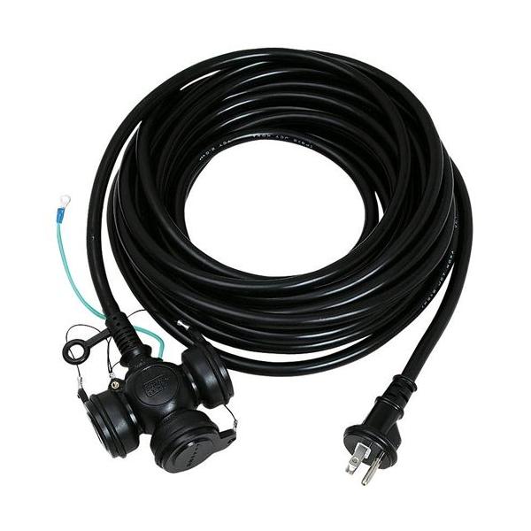 在庫状況：お取り寄せ/取引先在庫あり2日〜4日で出荷/◆ソフトタイプ電線の延長コード◆耐寒性に優れたやわらかい電線を使用した延長コード◆屋外型の防雨型延長コード/[KRW1810]