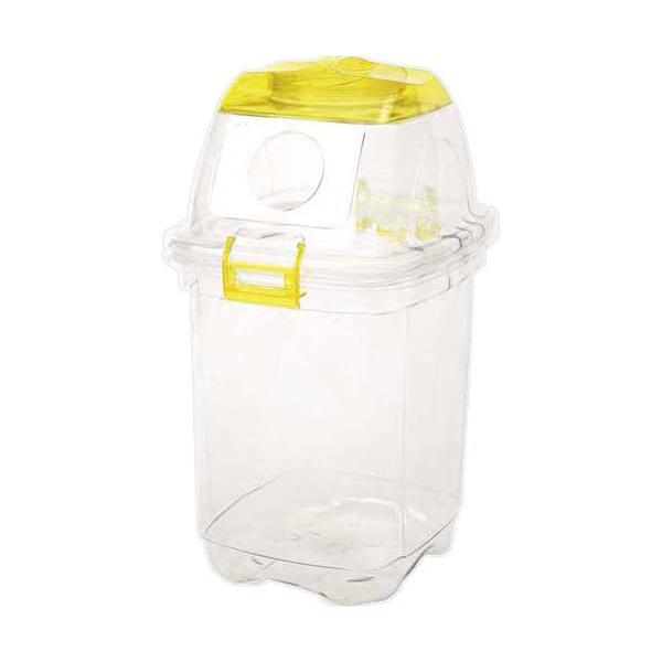 在庫状況：お取り寄せ/取引先在庫あり3日〜5日で出荷/※透明エコダスターはすべて(本体・フタ)のセット品です。※カラーキャップの取り外しはできません。※本容器はペットボトルをリサイクルした原料でつくられています。従いまして透明度のムラや、多...