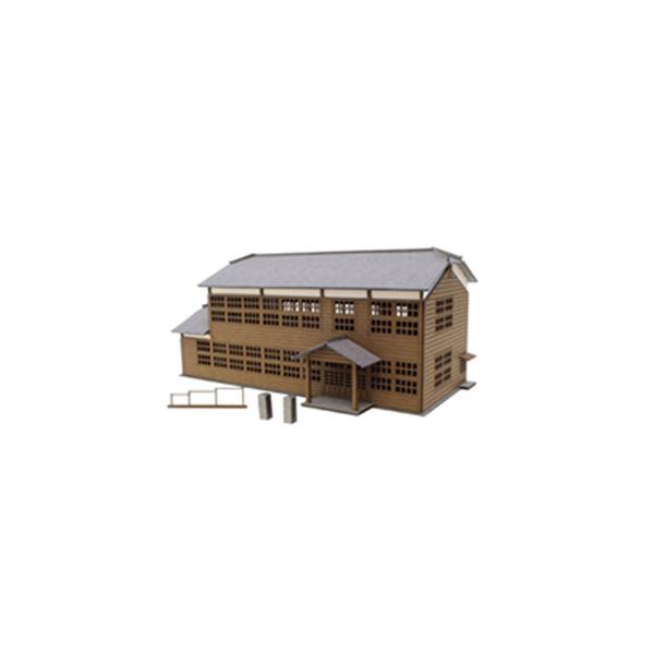在庫状況：お取り寄せ/お届け：2〜3週間/2010年10月 発売/さんけい みにちゅあーとプチシリーズ 1/220スケール 小学校です。