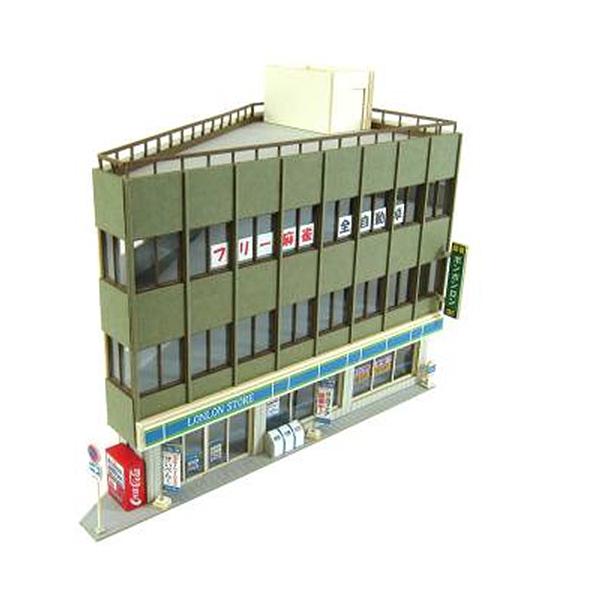 在庫状況：お取り寄せ/お届け：2〜3週間/2012年07月 発売/※画像はイメージです。実際の商品とは異なる場合がございます。さんけいより1/150 鋭角ビルAです。