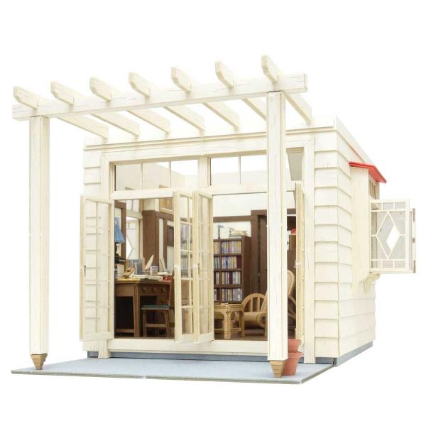 在庫状況：お取り寄せ/お届け：2〜3週間/2022年12月 発売/※画像はイメージです。実際の商品とは異なる場合がございます。さんけい 1/35 みにちゅあーとキット スタジオジブリ作品シリーズ お父さんの書斎(となりのトトロ)です。