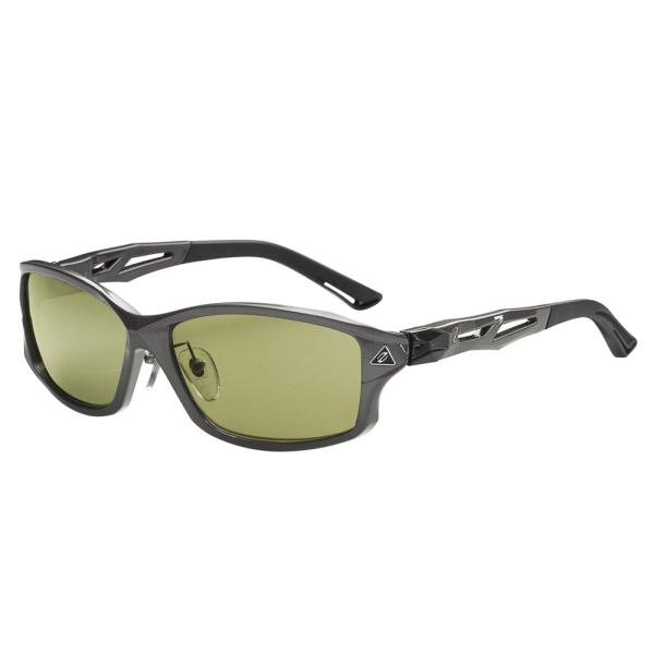 在庫状況：お取り寄せ/お届け：1〜2週間/◆流線型の航空機に着想を得た、フェイスラインに沿うフォルム◆レンズカラー：イーズグリーン◆明るくクリアで眩しくない鮮明な視界・偏光度：90％以上・可視光線透過率：40％/[F1932ZEQUE]