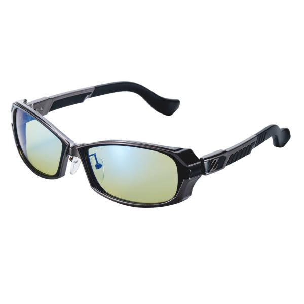 在庫状況：お取り寄せ/お届け：1〜2週間/◆特性が異なる素材を組み合わせ、質感が異なる黒を一つに◆レンズカラー：イースグリーン・偏光度：90％以上・可視光線透過率：40％/[F2164ZEQUE]