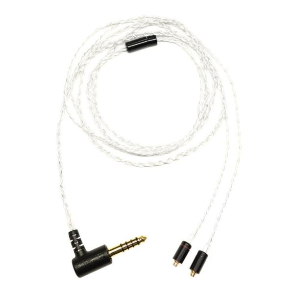 在庫状況：お取り寄せ/2021年10月 発売/※相性問題が発生したため、Shure製品は対応外となりました。ご注意くださいませ。◆4芯OFC銀メッキ線採用4.4mm5極バランス対応 MMCXリケーブル/[NLEKAG]